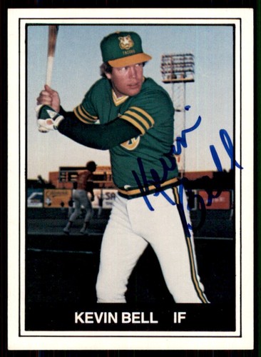 1982 TCMA Tacoma Tigers Kevin Bell IP Signed Auto Tacoma Tigers #13 | eBay