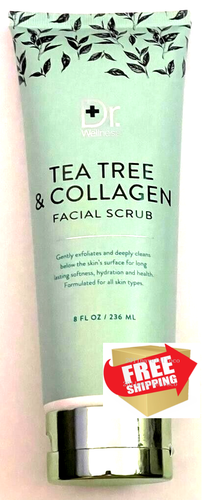 Dr. Wellness * Tea Tree & Collagen * Facial Scrub 8 fl oz | eBay