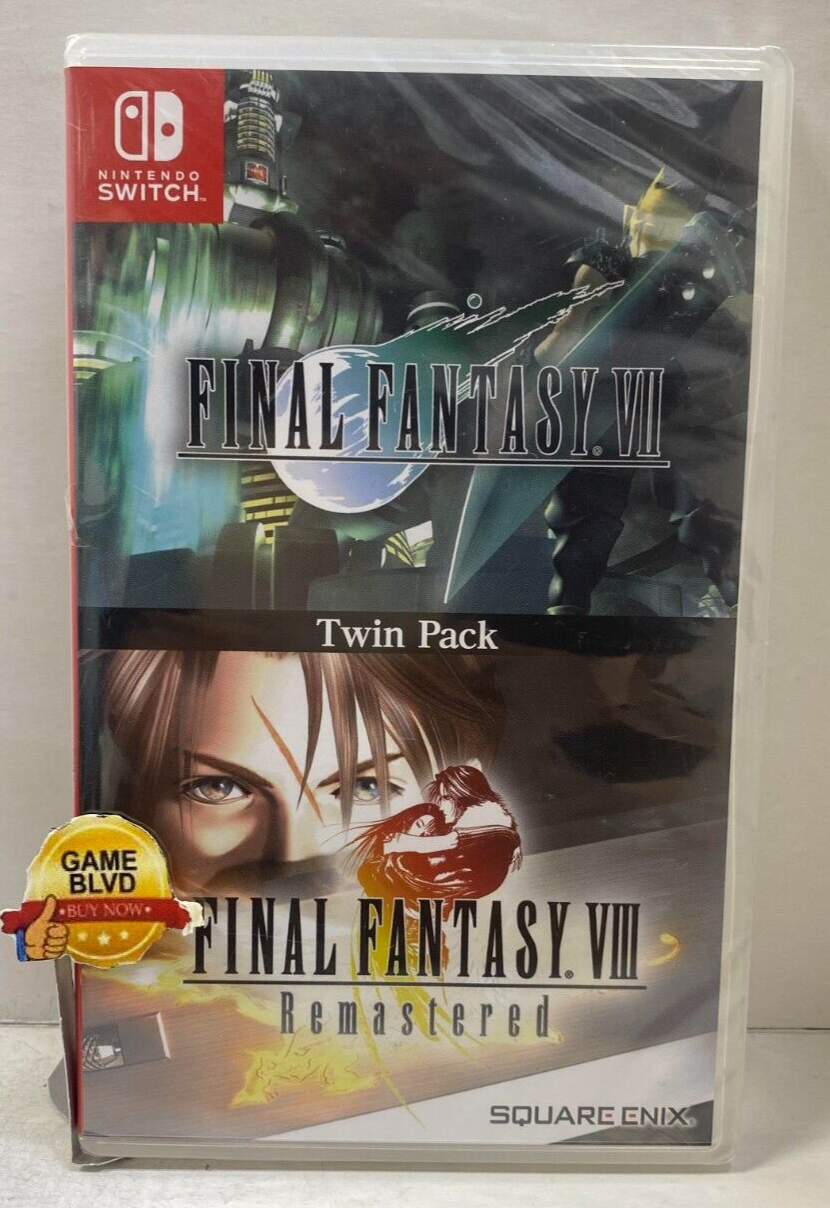 Final Fantasy 7 & Final Fantasy 8 Remastered Twin Pack (Nintendo Switch ...
