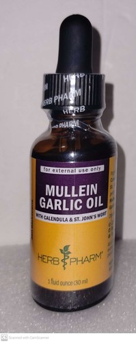 Herb Pharm Mullein-Garlic Compound 1 oz Liquid - Exp. 08/27 - Sealed ...