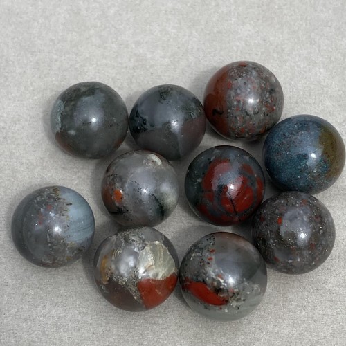 100pcs Wholesale Natural Blood stone Ball Quartz Crystal Sphere healing ...