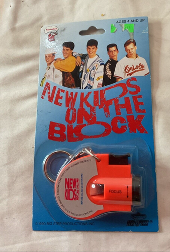 New Kids On The Block NKOTB Key Chain Viewer 1990 MOC BIG STEP | eBay