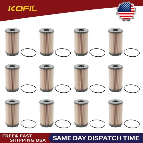 12x Fuel Filter K37-1004 L9094F FS36401 For Peterbilt 389 579 Paccar ...