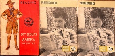 Vintage Boy Scout Lot 3 Merit Badge Pamphlets Reading Two Different ...