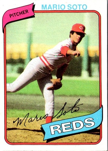 1980 Topps Mario Soto #622 Cincinnati Reds Baseball Card | eBay