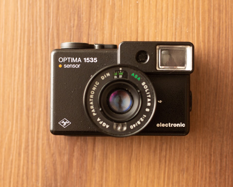 Agfa Optima Sensor 1535 Electronic Sensor Rangefinder Camera WORKING ...