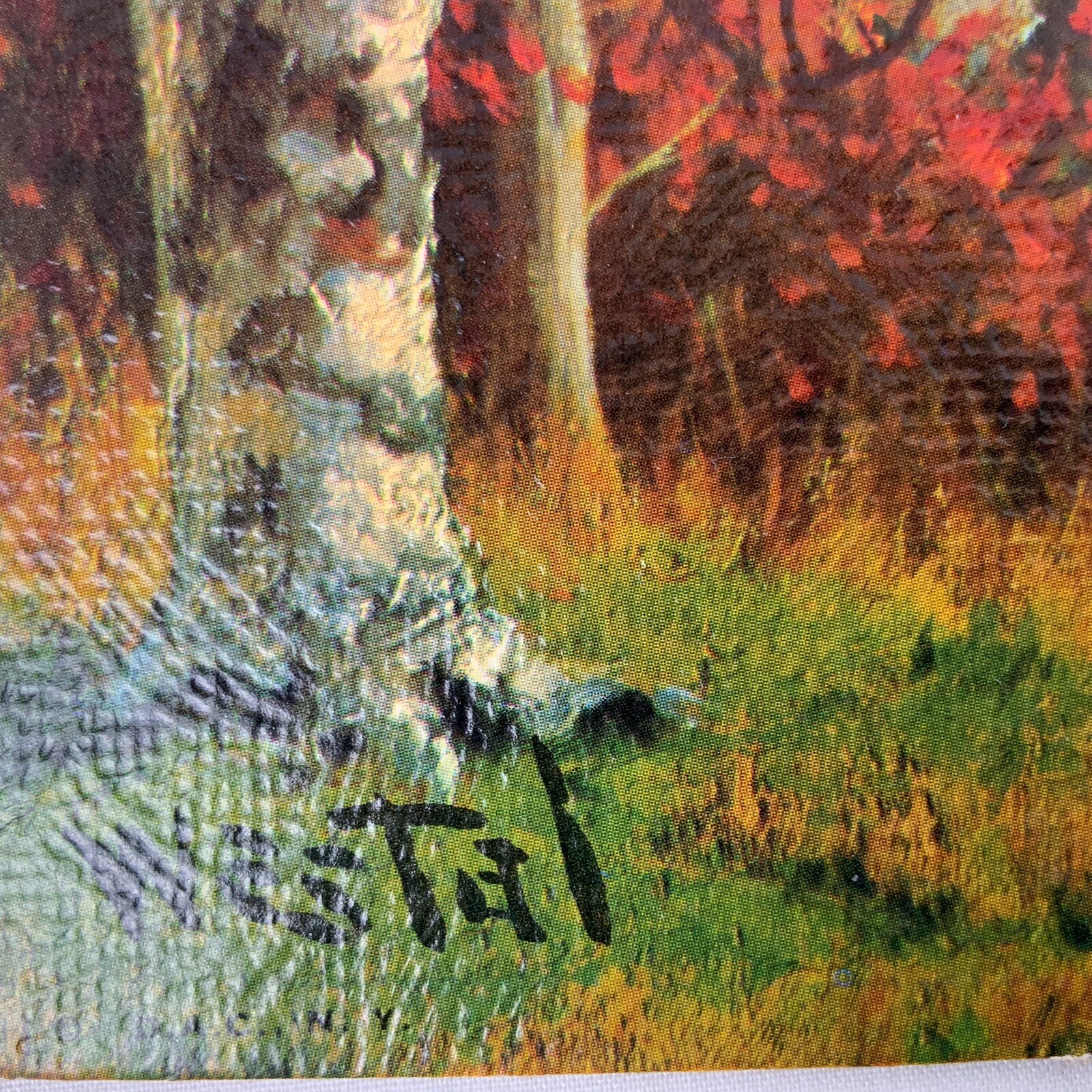 Westal “Autumn Pasture” VTG 115B Litho In USA Donald Art Co. Signed | eBay