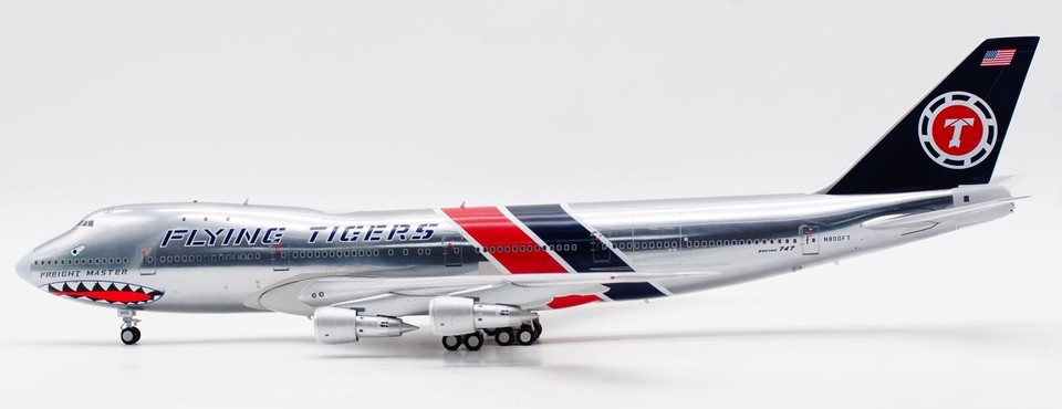 Inflight 1:200 FLYING TIGERS Boeing B747-100 Diecast Aircraft Jet Model ...