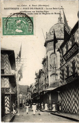 PC FORT-DE-FRANCE RUE ST-LOUIS RUE ANTOINE-SIGER MARTINIQUE (a36137 ...