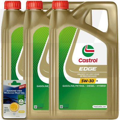 Castrol EDGE 5W30 M Fully Syn Engine Oil 12 Litre 12L (3 X 4L ...