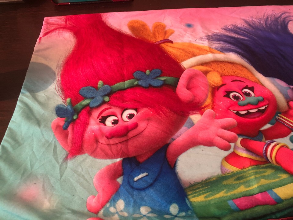 DREAMWORKS TROLLS PILLOWCASE~Standard size Bright fun | eBay
