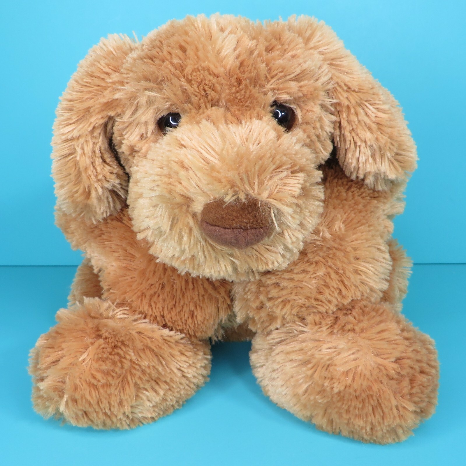 Ty Classic Puppy Dog Laces Golden Brown 17" Plush Toy Stuffed Animal ...