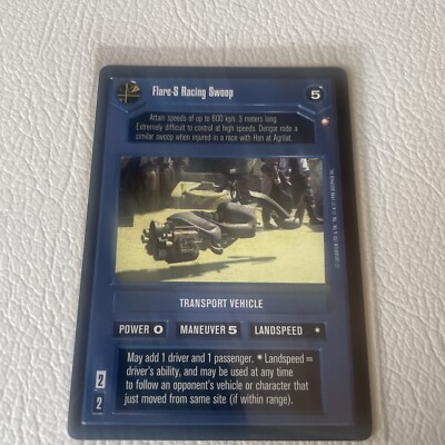 Star Wars CCG Special Edition Flare-S Racing Swoop | eBay
