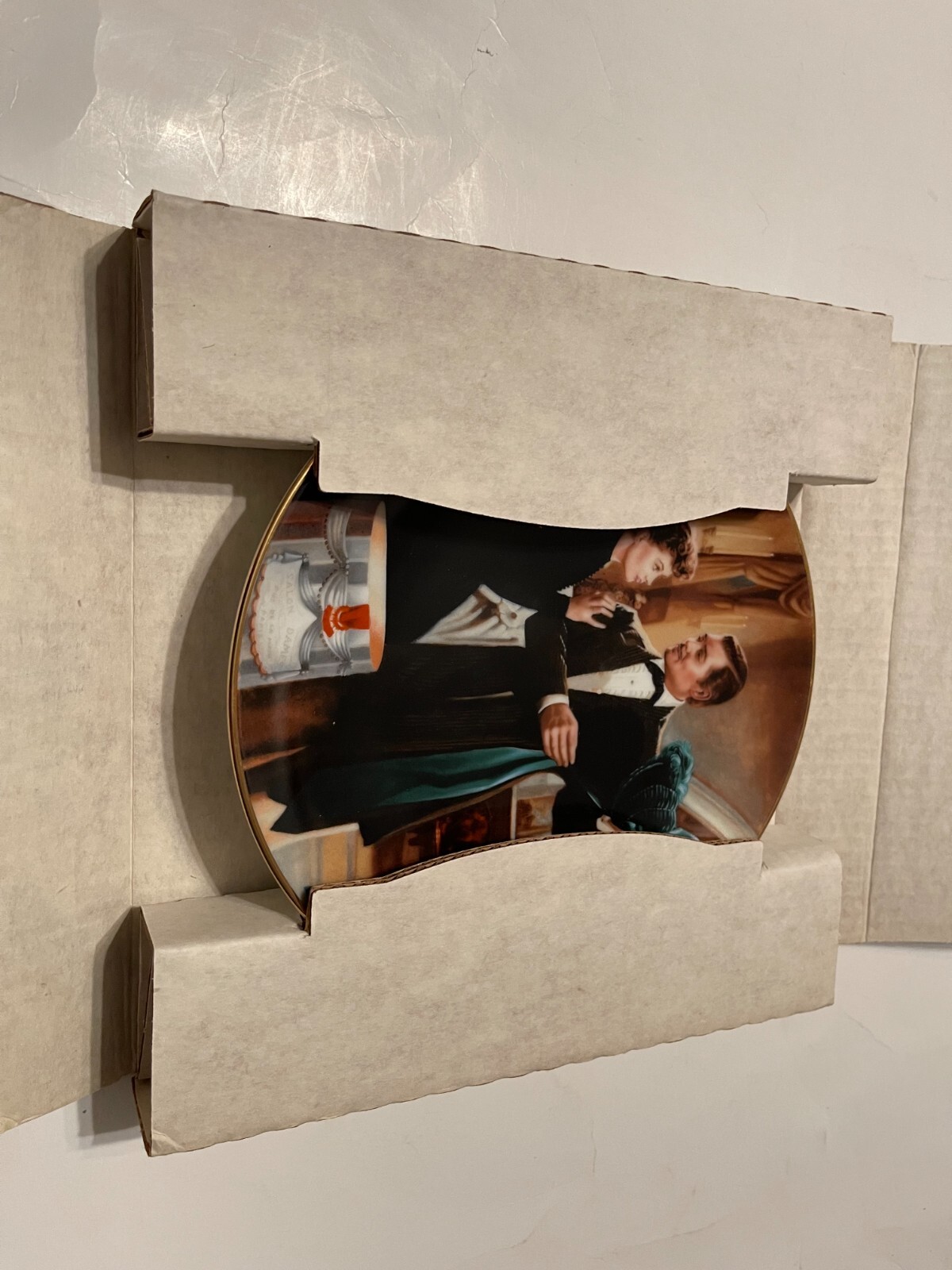 Gone With The Wind Scarlett Paris Hat Porcelain Collector Plate Rhett ...