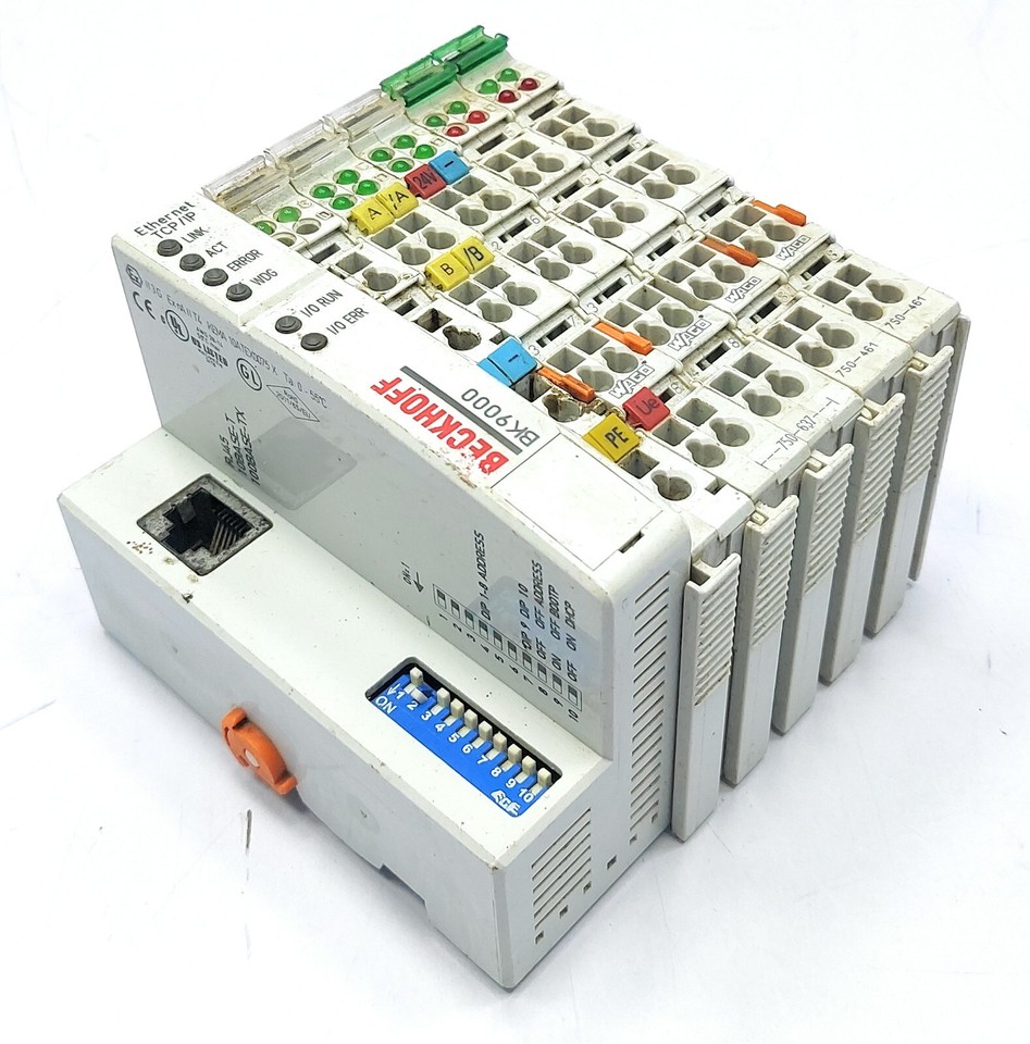 WAGO 750-461 Relè O/P Modulo 2 Canale Beckhoff BK9000 Ethernet Tcp / IP ...