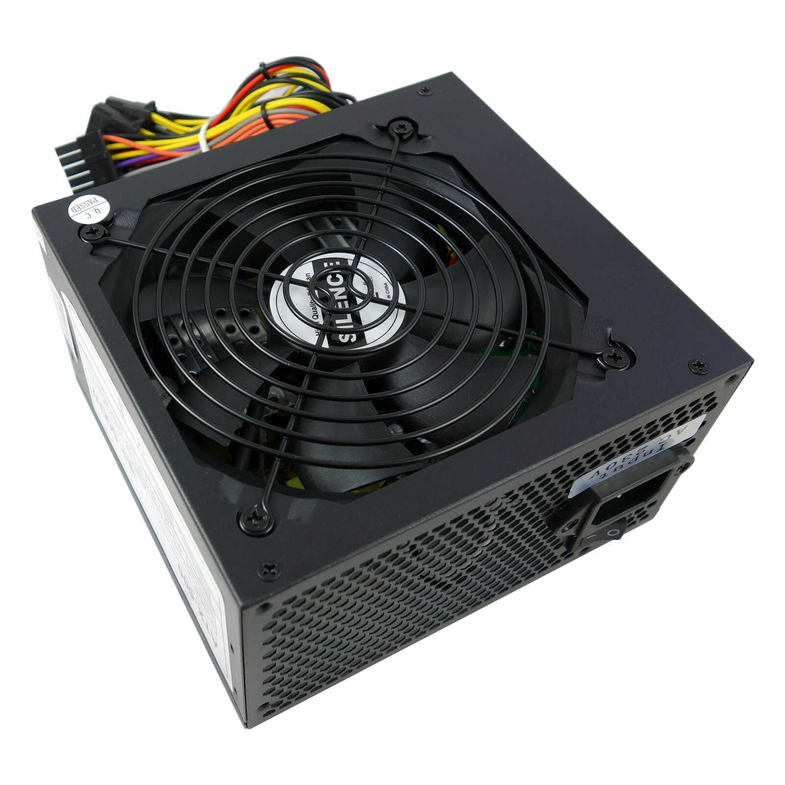 Black 500W 12CM Silent Fan PC Power Supply ATX Computer PSU 500 Watt 24 ...