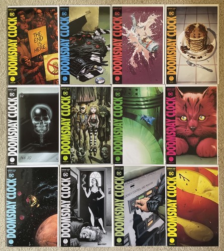 Watchmen Doomsday Clock #1-12 Cover A Complete Series Set 2017 DC ...