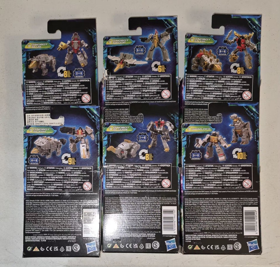 Transformers Legacy Evolution Dinobot Core Volcanicus Combiner Complete ...