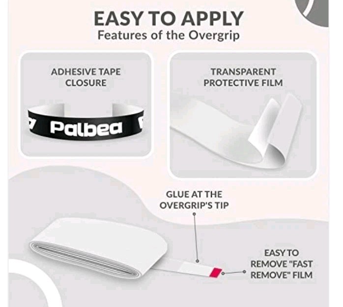 Racket Grip Tape - Pack of 22. Tennis, Padel, Pickleball, Paddle Ball ...