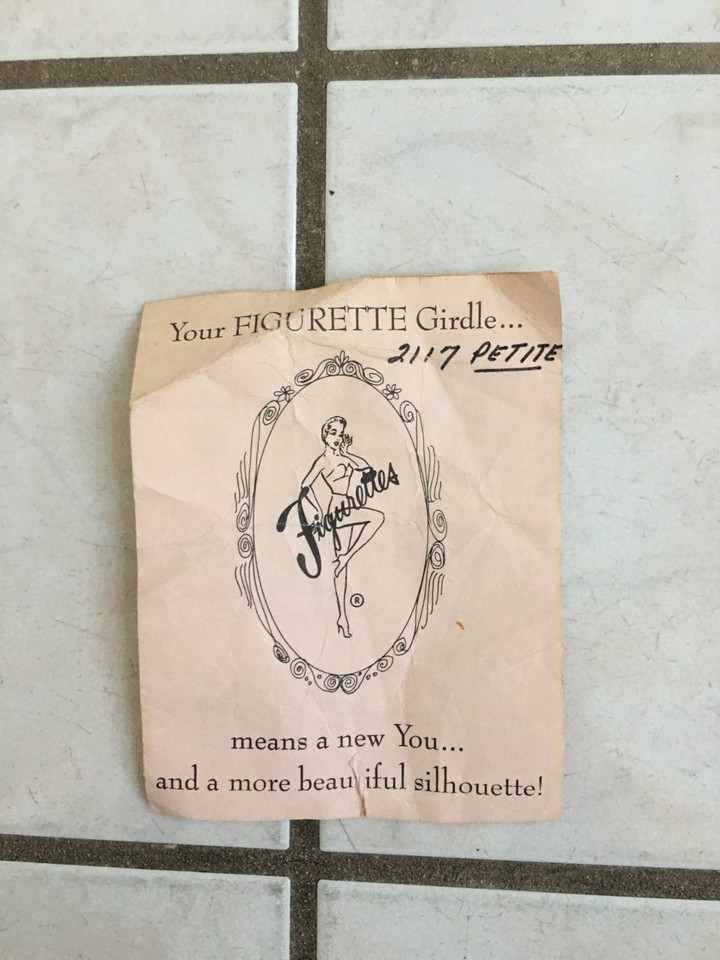 NIP VTG Figurette Long Leg Girdle Shaper w/Garters 2117 Petite Size XXS ...