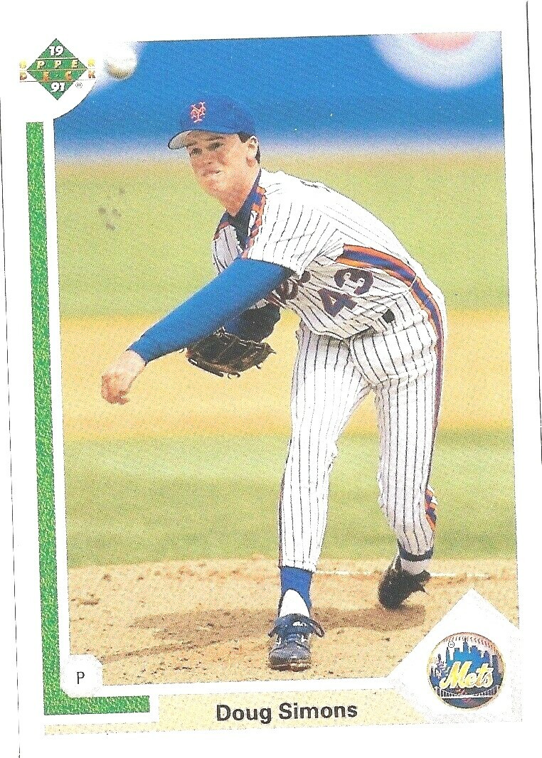 1991 Upper Deck Final Edition Rookie Doug Simons New York Mets 63F | eBay