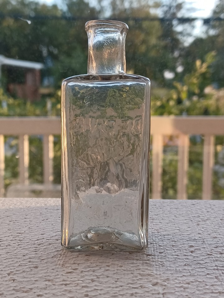 Scarce De Paus Flavoring Extract New York Open Pontiled Clear Flint ...