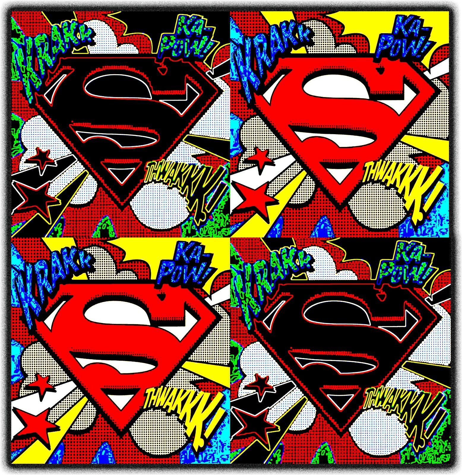 Pop Art Rock Punk Retro Vintage Cult Superman Comic T Shirt INISHED ...