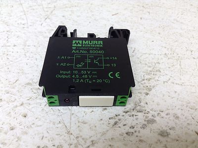 Murr Elektronik 50040 Opto Coupler Relay Module 50 040 | eBay