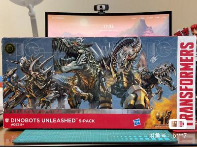 Hasbro Age of Extinction Set of 5 Dinobots Unleashed Platinum Edition ...