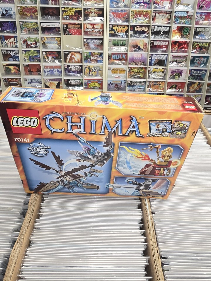 NEW LEGO 70141 Chima Vardy’s Ice Vulture Glider Set Sealed 217 Pieces ...
