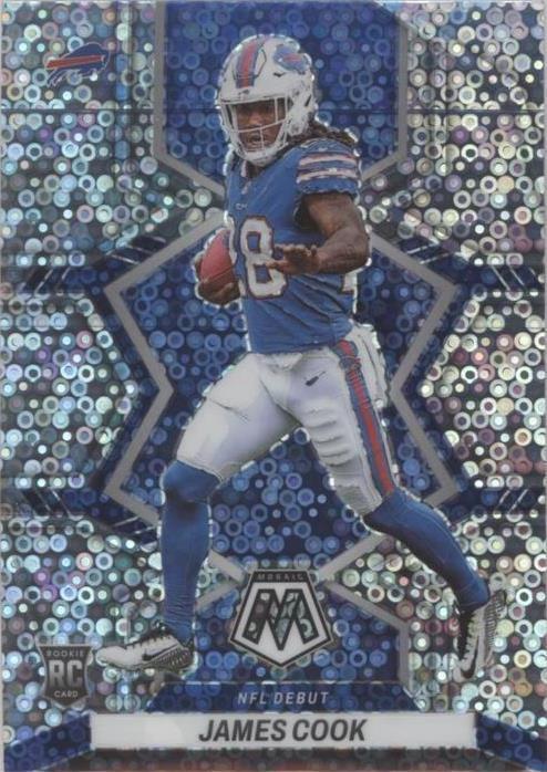2022 Panini Mosaic - NFL Debut James Cook #285 No Huddle Silver Mosaic ...
