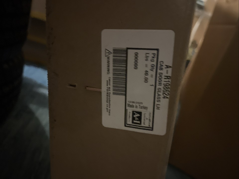 R198624 LH Cab Door Glass Fits John Deere 5101E 5225 5325 5603 5625 ...