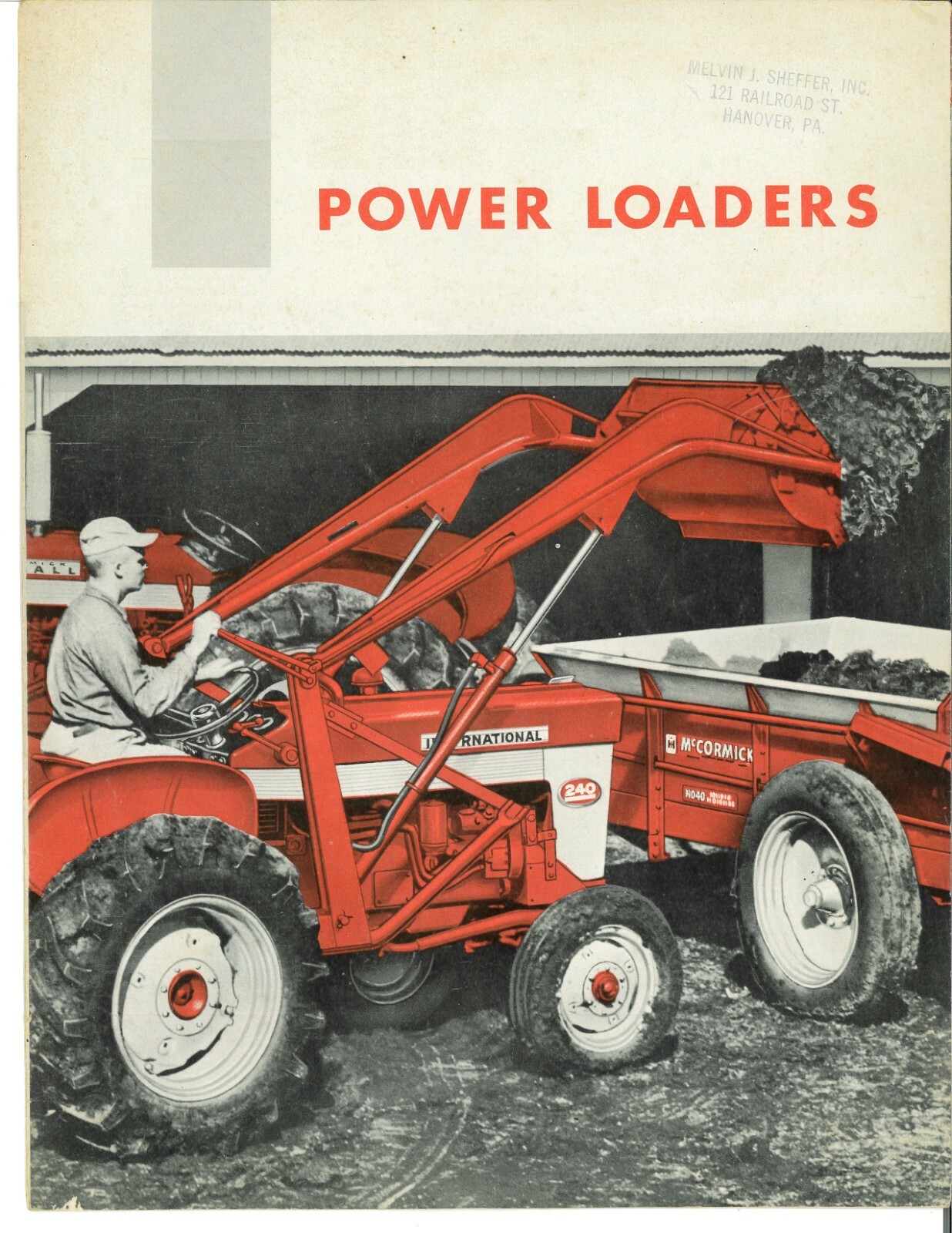 IH Power Loaders Farmall & International Tractors Brochure 240 340 460 ...