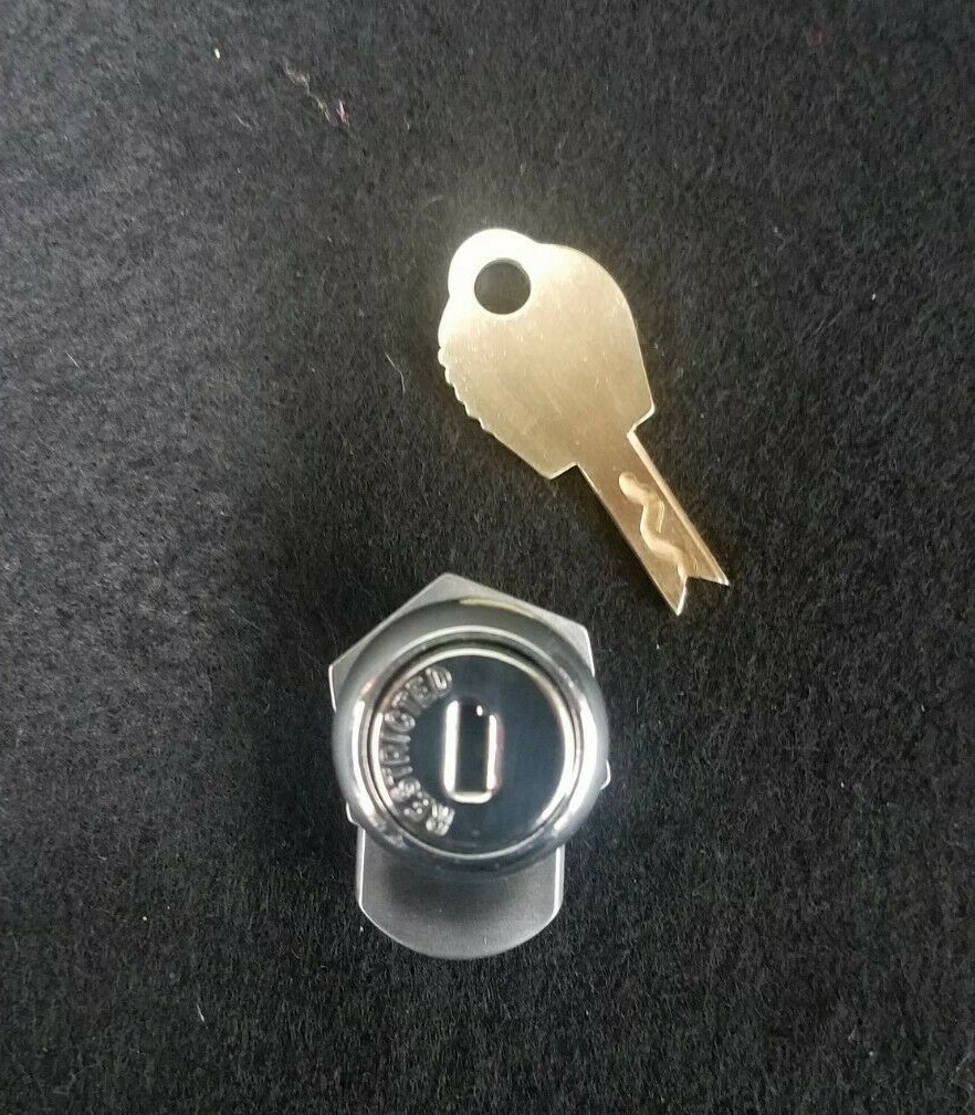 DUNCAN PARKING METER ORIGINAL "FINE-O-METER" COMPLETE LOCK ASSEMBLY ...