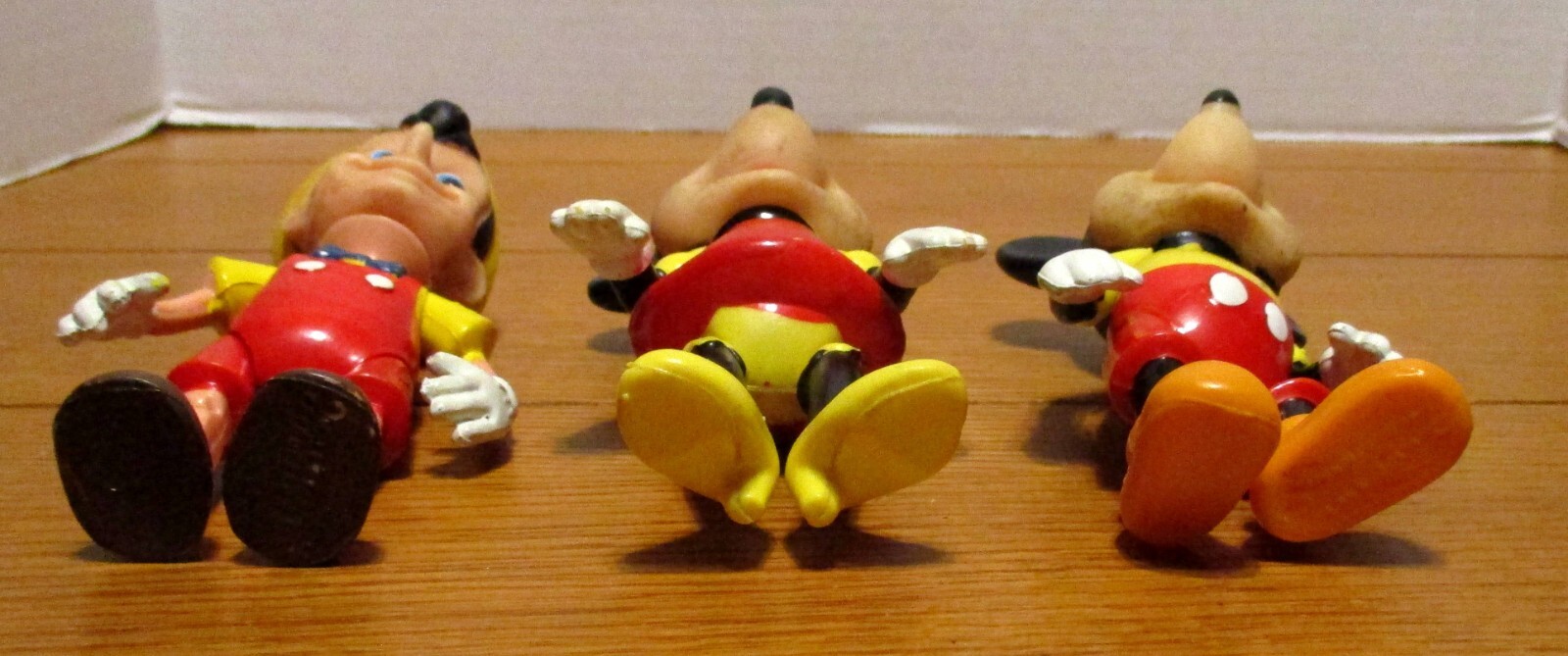 Walt Disney Production Vintage Pinocchio + Mickey & Minnie Mouse 5 1/2 ...