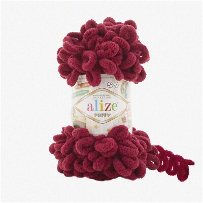 Puffy Baby Big Loop Blanket Yarn - FluffySoft 100% Micropolyester Yarn ...