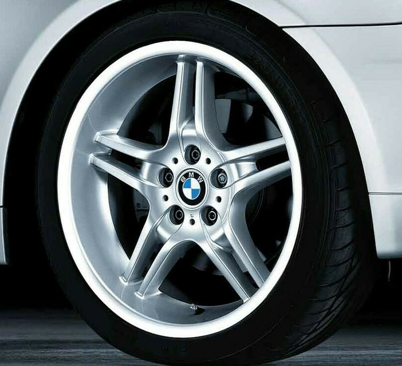 4 BMW Styling 125 Double Spoke Alloy Wheels 8.5J X 19 5er E60 E61 ...