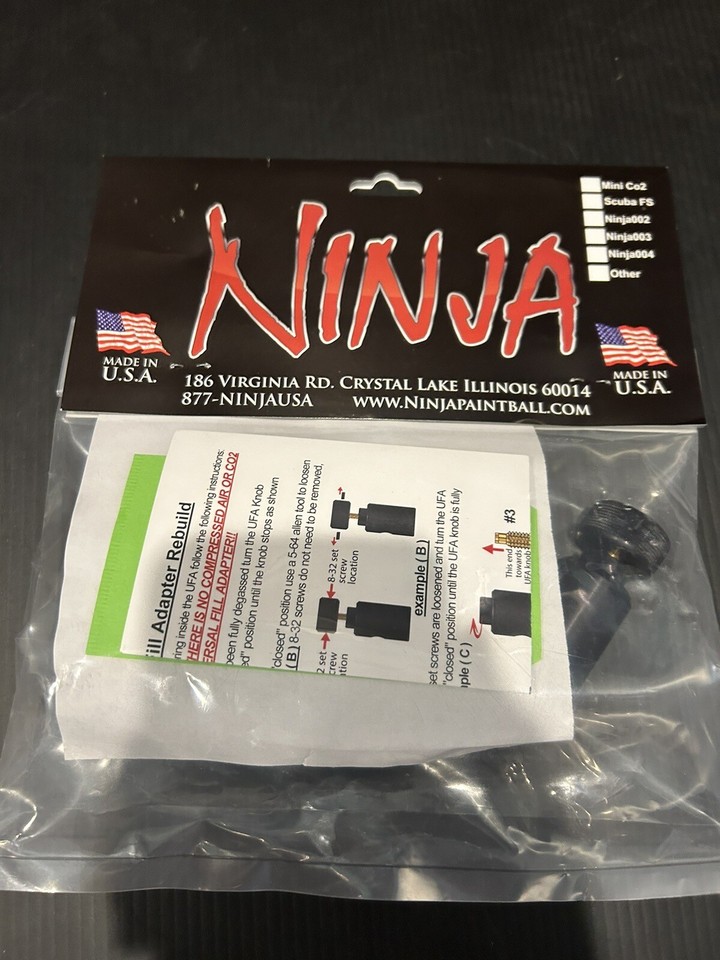 NEW!! Ninja Micro Bore Quick Disconnect Adapter Line - Black | eBay