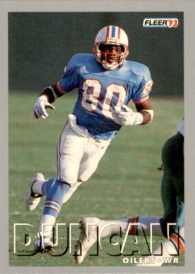 1993 Mint _ Fleer ^^^ Curtis Duncan Houston Oilers #32 | eBay