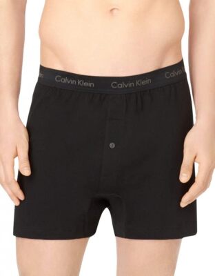 Calvin Klein Men's Cotton Multi-Pack Knit Boxers Medium, Black | eBay