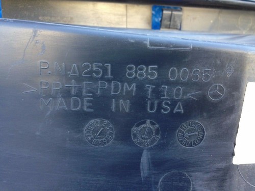 2006-2010 MERCEDES R R350 R500 FRONT BUMPER INNER SUPPORT FRAME OEM ...