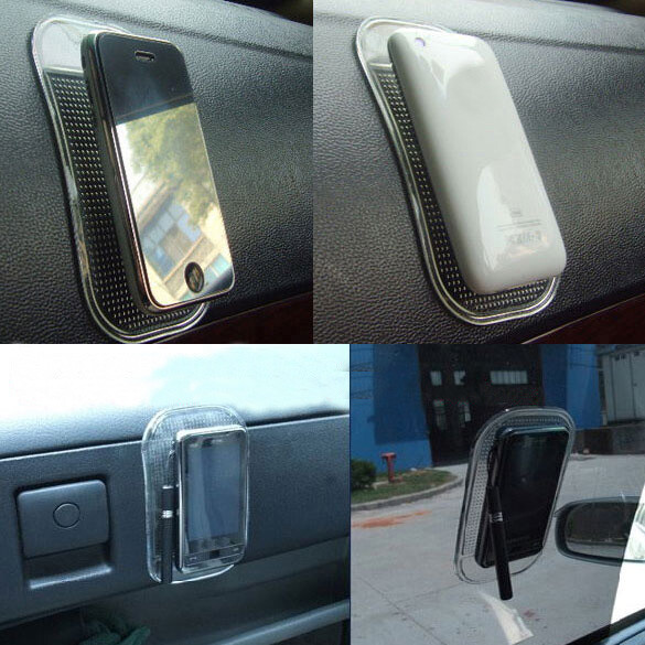 Car Dashboard Sticky Pad Anti Slip Cell Phone Key Holder Mat ...