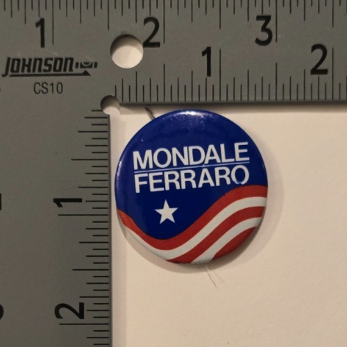 Vintage Mondale Ferraro 1984 Lapel Pin Presidential Campaign | eBay