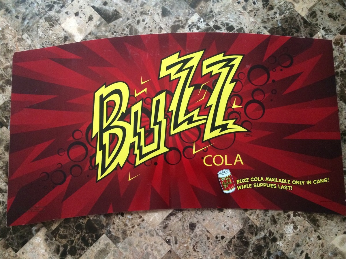 Buzz Cola Logo Simpsons Buzz Cola Can Shaped Glass Etsy