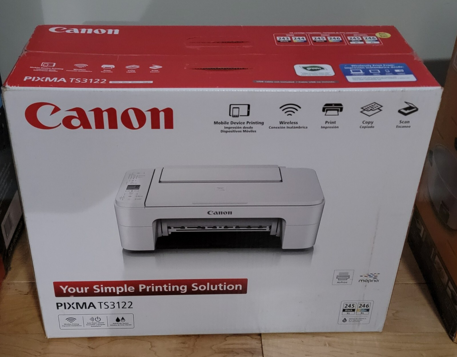 Canon Pixma TS3122 Wireless All-in-One Inkjet Printer 13803291711 | eBay