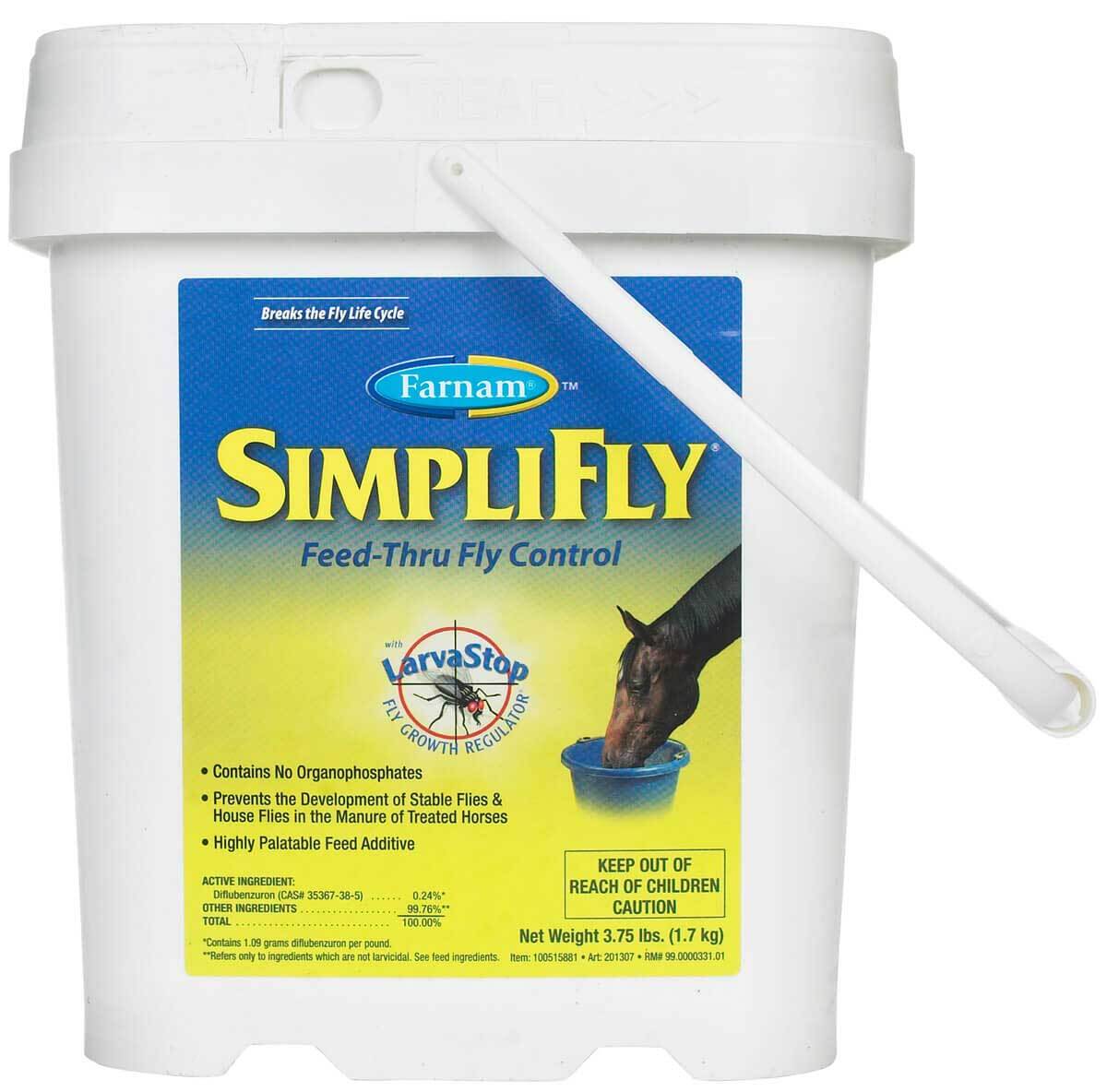 new SimpliFly Feed Through Fly Control for Horses, Breaks the Fly Life ...