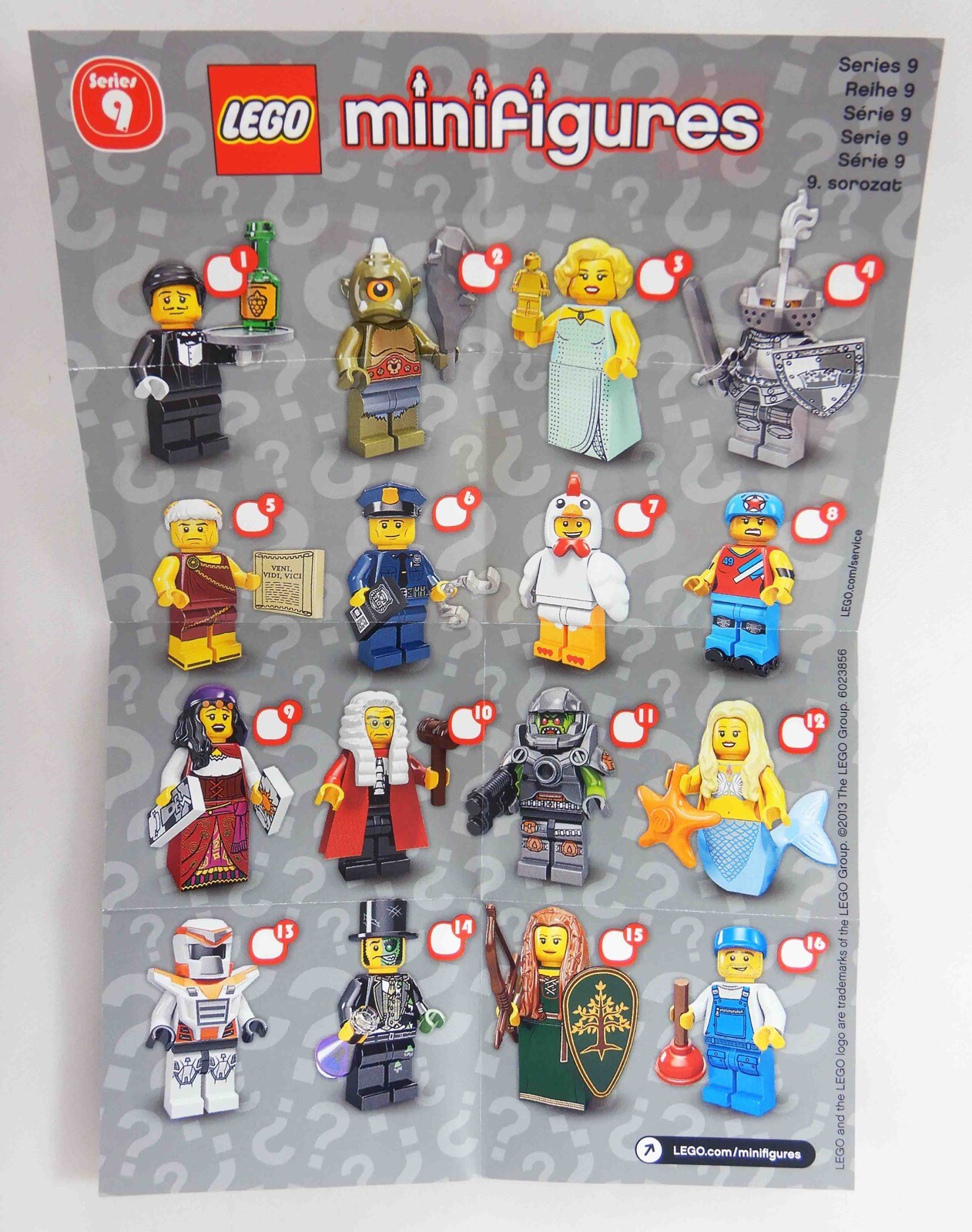 NEW LEGO 71000 Collectable Minifigure Series 9 #6 POLICE OFFICER CMF ...