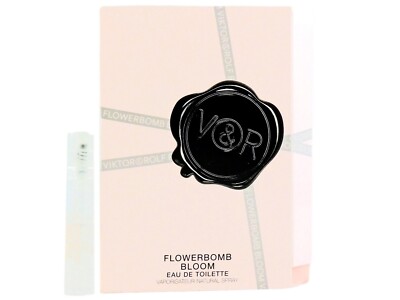 V&R VIKTOR & ROLF FLOWERBOMB BLOOM EDT 1.2ml .04fl oz x 1 PERFUME SPRAY ...