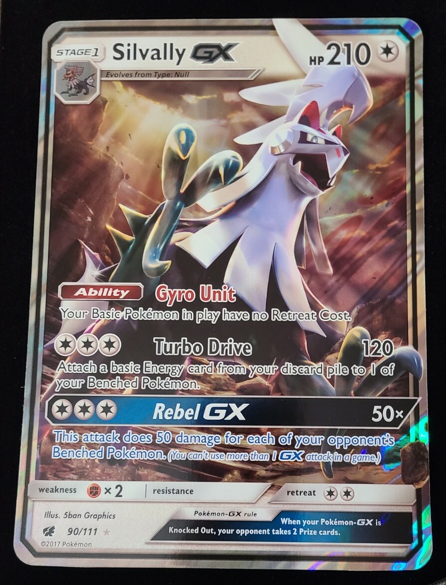 Silvally GX 90/111- **JUMBO** Ultra Rare Card- Crimson Invasion ...