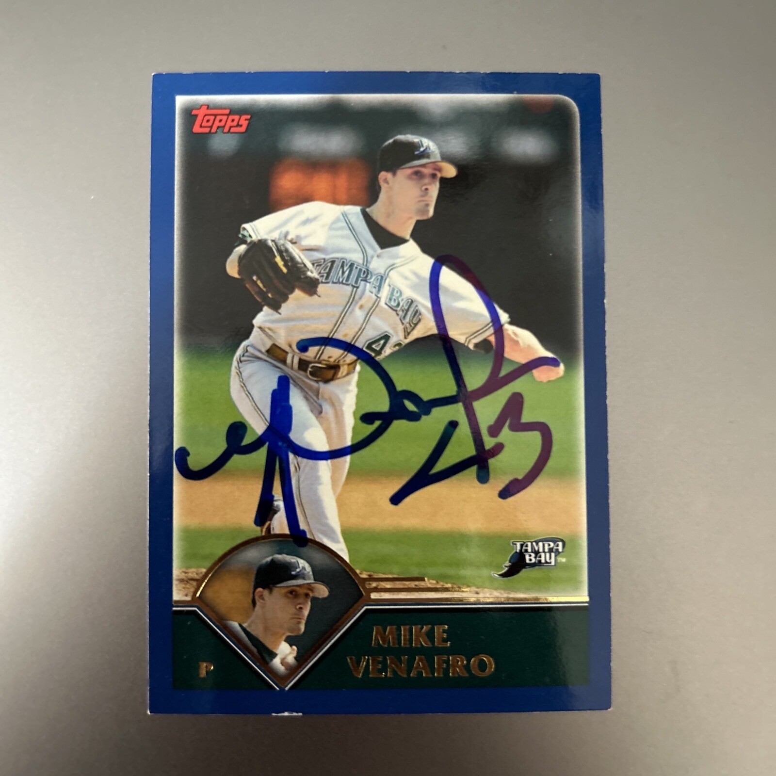 MIKE VENAFRO 2003 TOPPS AUTOGRAPHED SIGNED AUTO BASEBALL CARD | eBay
